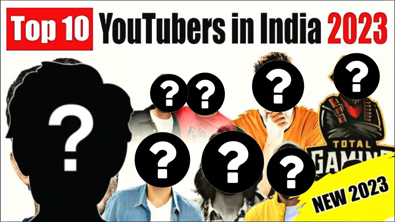 Top 10 Youtubers In India 2023😱#top10youtubers #top10 #2023 - YouTube