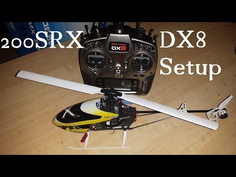 Blade 200SRX DX8 Setup / Settings - YouTube