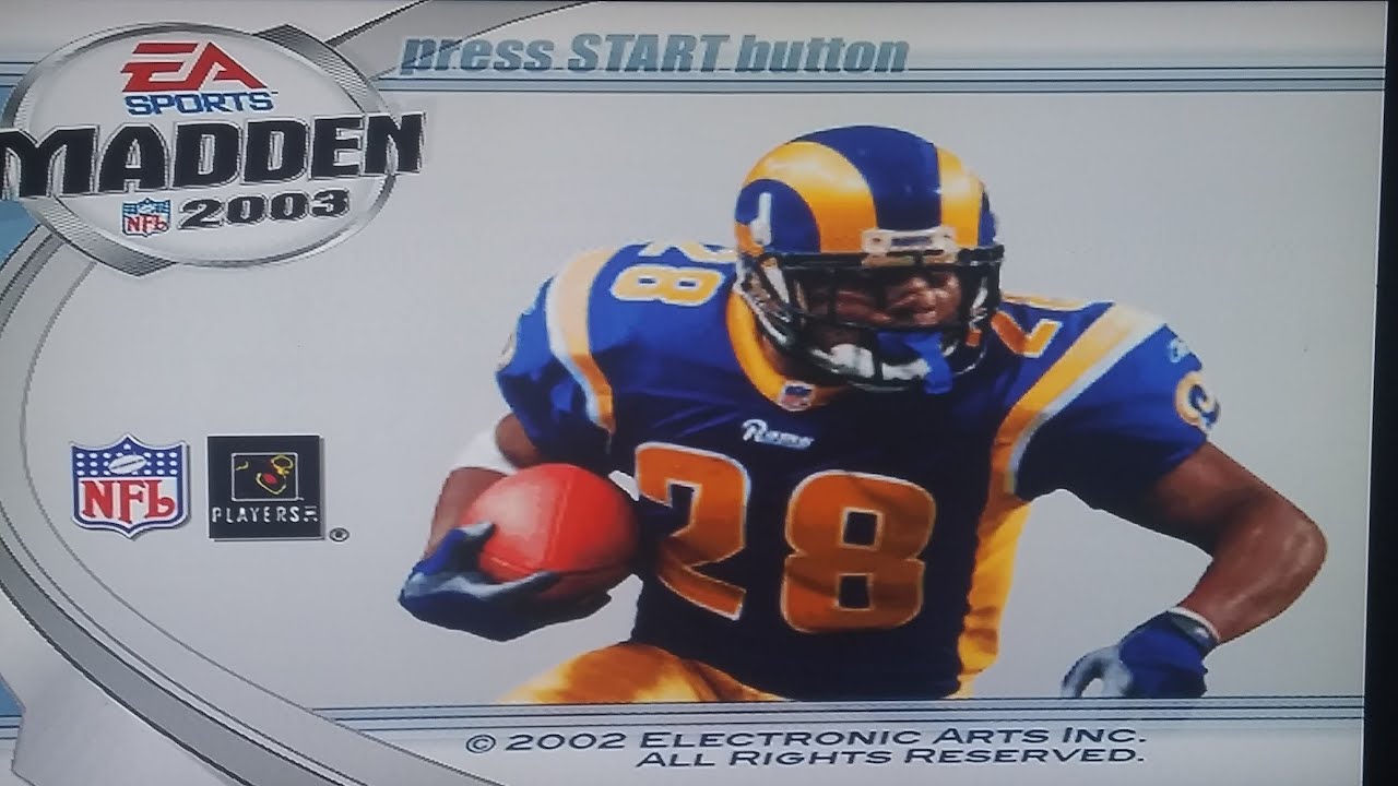 Madden '03 (PS2) quick game happy ending. - YouTube