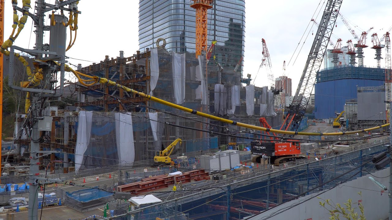 【虎ノ門・麻布台プロジェクト】（Toranomon-Azabudai Project） 完成時高さ日本一325mの超高層ビルの建設状況 ...
