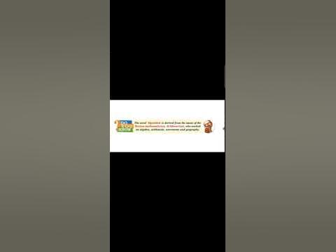 grade 8 ch 4 algorithm and flowchart - YouTube