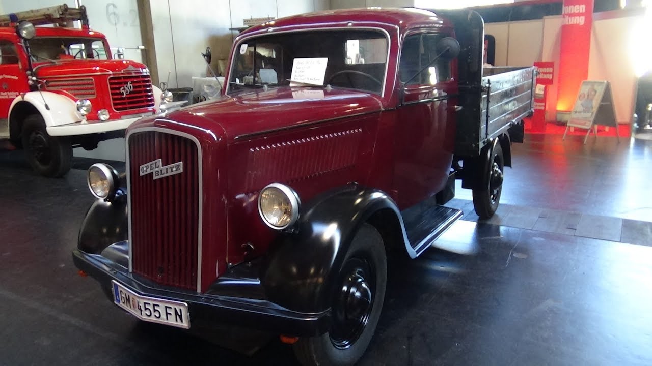 1939 Opel Blitz Type 1.5 29 - Classic Expo Salzburg 2019 - YouTube