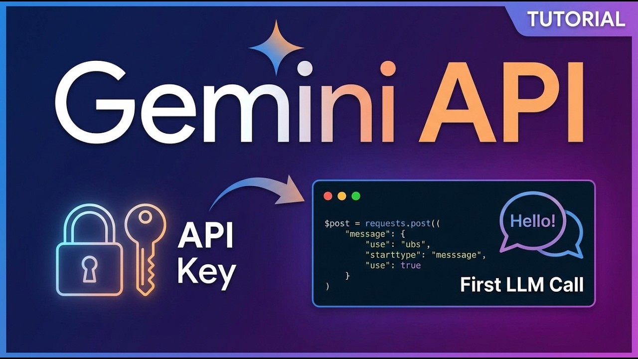 Gemini API Tutorial: From API Key to Your First LLM Call - Complete ...