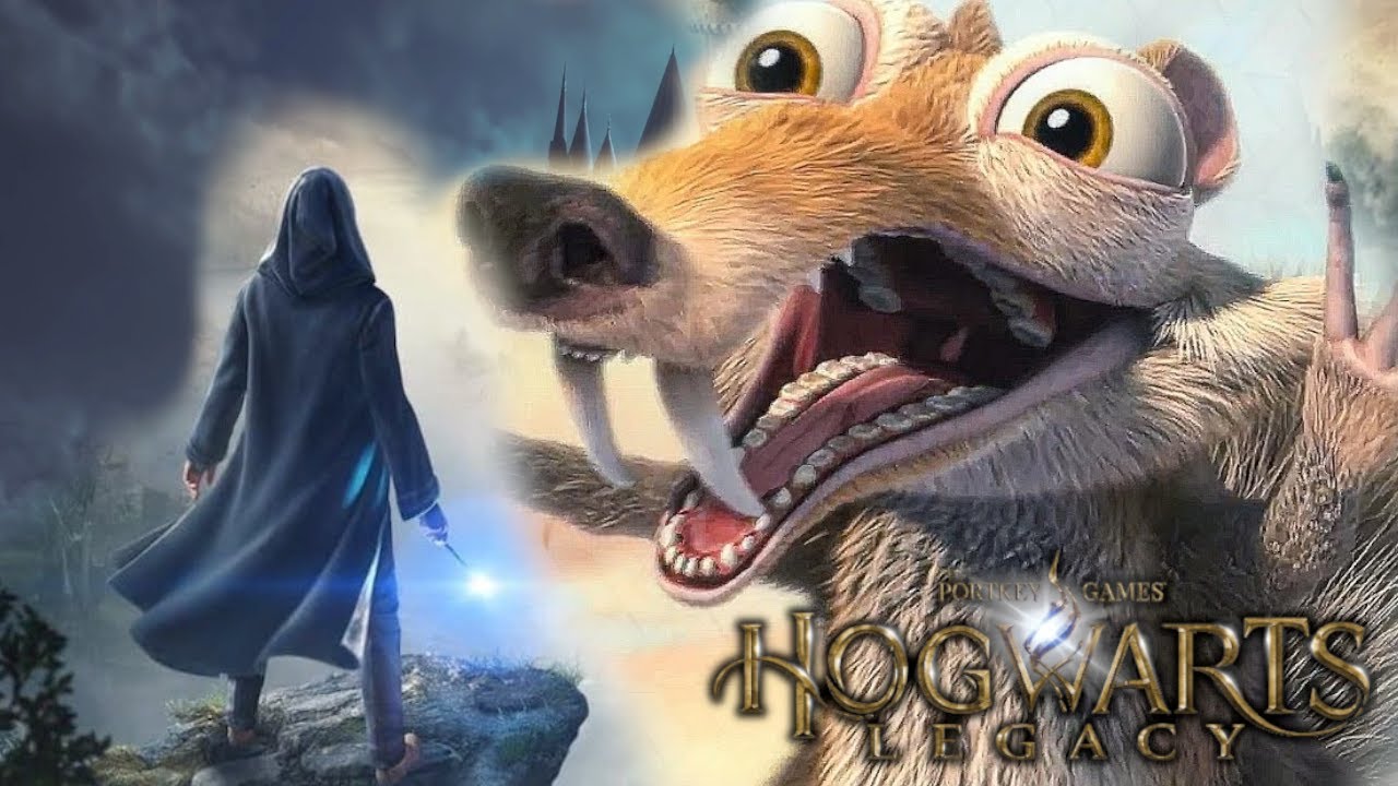 This Game Is Insane Hogwarts Legacy Hello Squirrel - YouTube