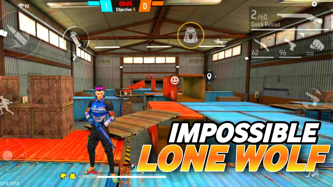 Lone Wolf Mode Full Rush Gameplay 🎯 1V1 - YouTube