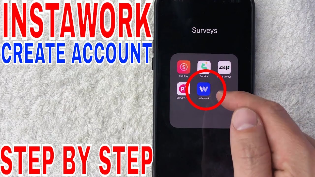 How To Sign Up For InstaWork Account 🔴 - YouTube