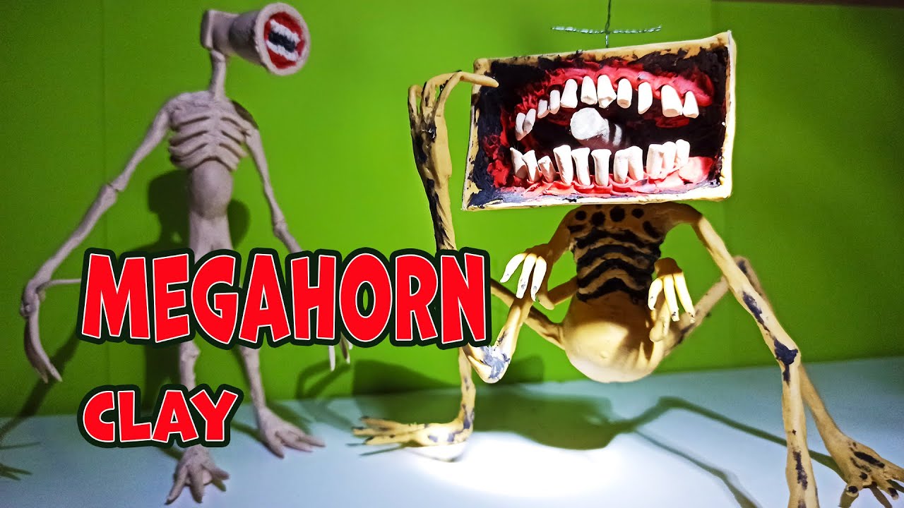 Megahorn clay | Big SIREN HEAD - YouTube