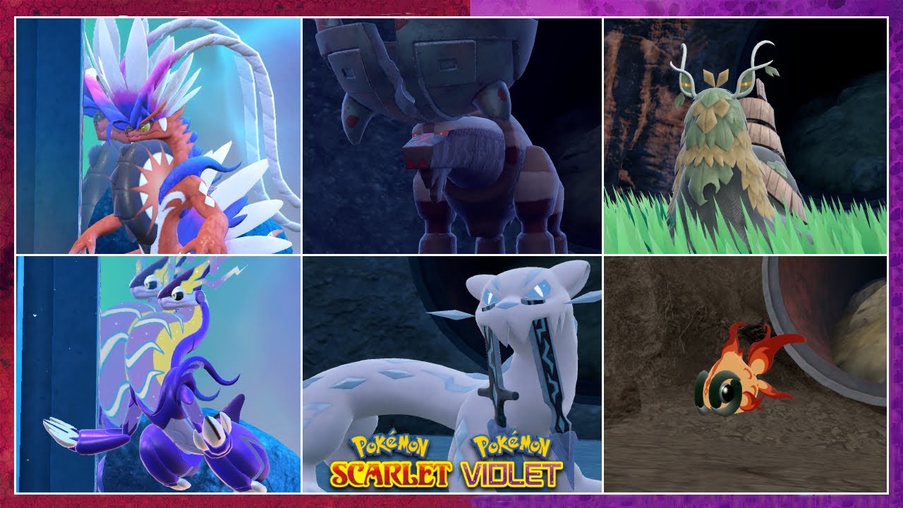 Pokemon Scarlet & Violet All Legendary Pokemon (BASE GAME) - YouTube