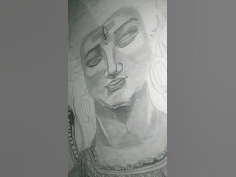 hyper realistic Shiv Ji drawing #bholenath #youtubeshorts #shortsfeed # ...