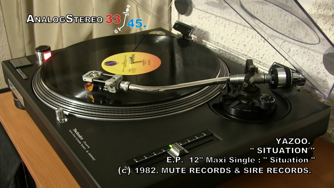 yAZOO: " Situation " ... En Vinyl Maxi Single 12" ¡¡¡ ( 1era. edición U ...