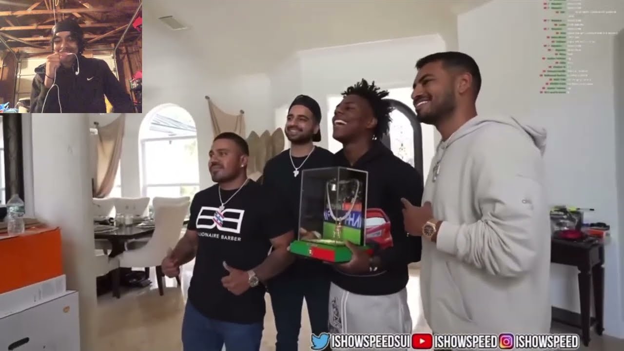iShowSpeed Gets $100,000 CUSTOM RONALDO CHAIN.. 🔥 | REACTION - YouTube