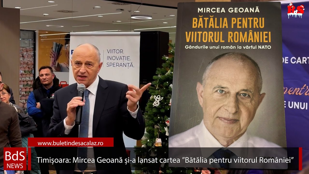 Timișoara: Mircea Geoană și-a lansat cartea ”Bătălia pentru viitorul României” - YouTube