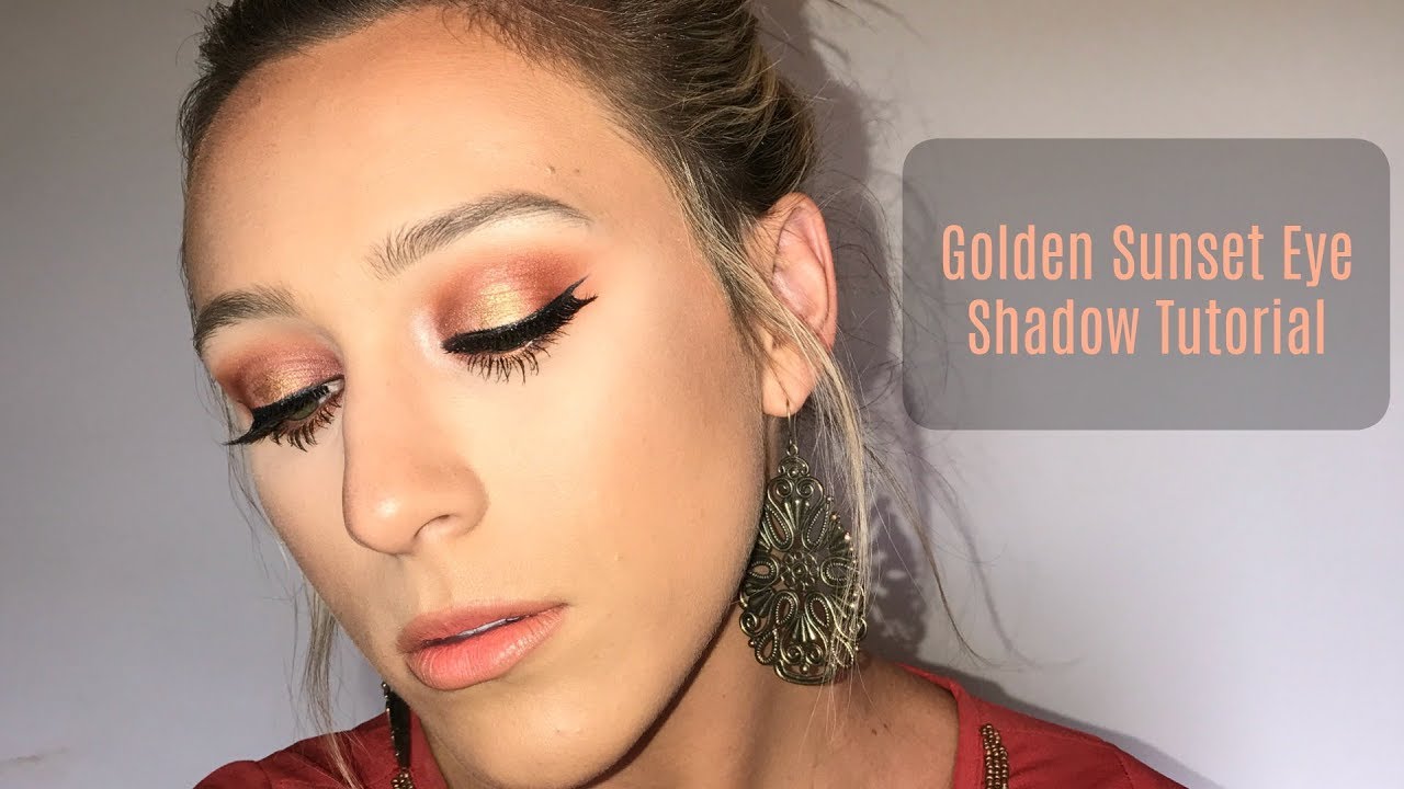 Sunset Eye Shadow Tutorial - YouTube