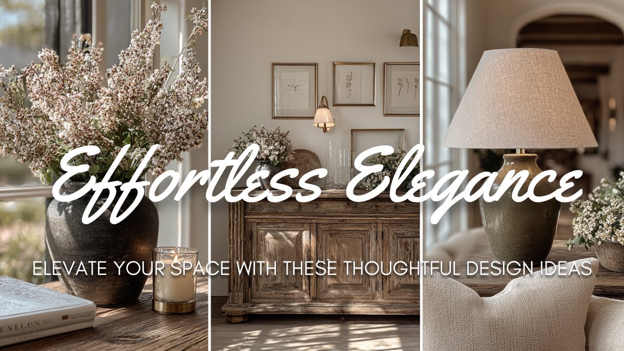 🌸 Effortless Elegance : Elevate Your Space with These Thoughtful Design ...