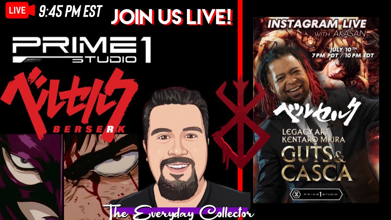 Prime 1 Studio Live Event | Berserk Guts & Casca Diorama - YouTube