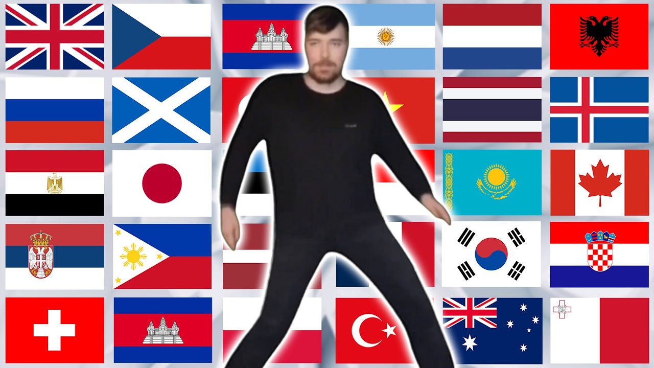 MrBeast Rizz Dance in 70 Languages Meme - YouTube