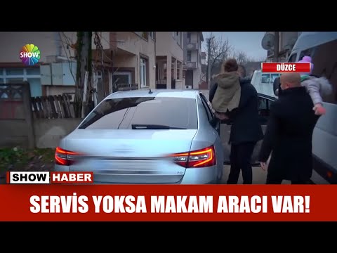 Servis yoksa makam aracı var!