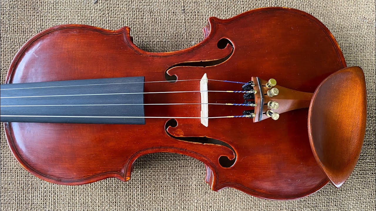 SOLD Handmade American Violin #1241 with DARK POWERFUL Tone! - YouTube