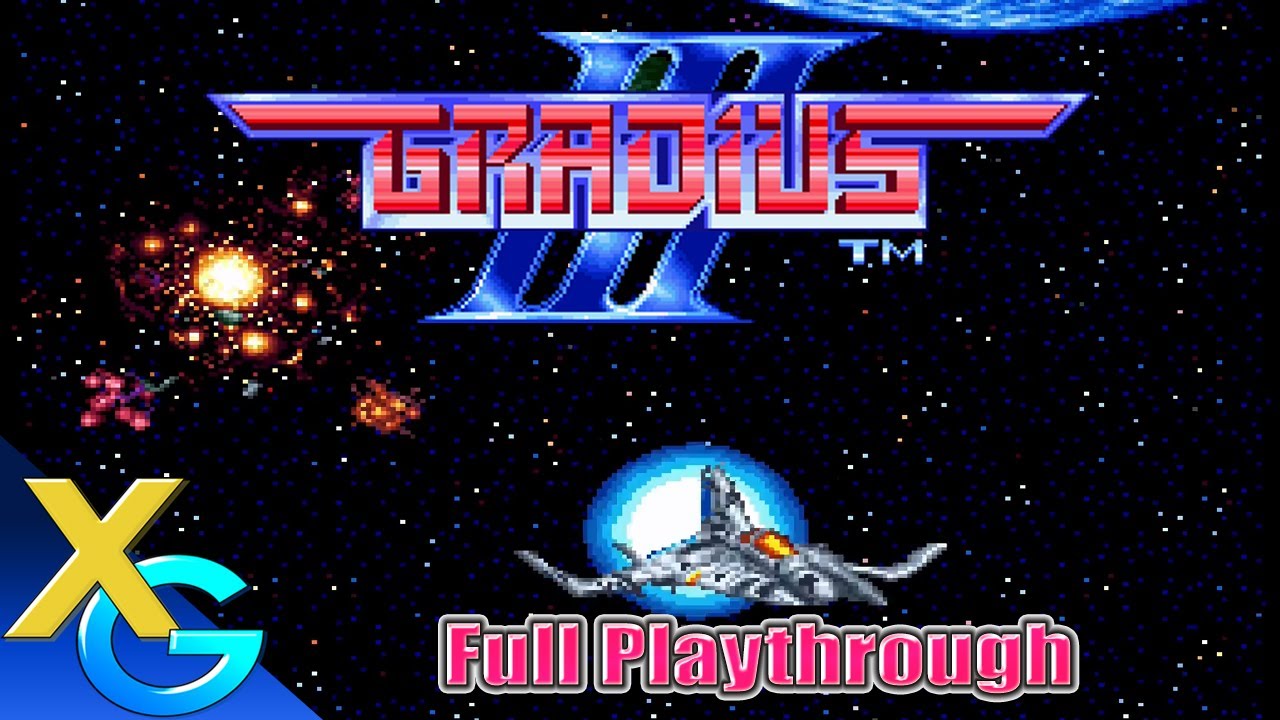 Gradius III Full Playthrough (SNES, Arcade Difficulty, No Deaths) - YouTube