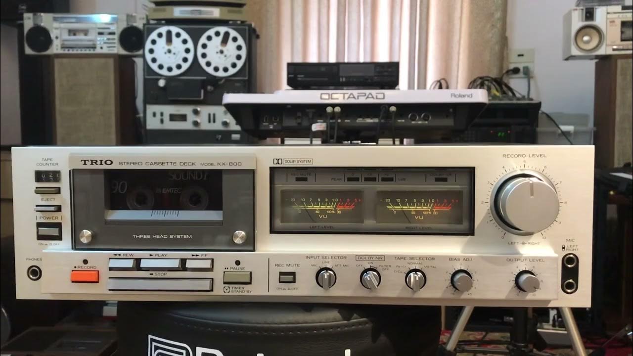 TRIO KX-800 hàng nhật về còn mới cứng cựa, đầu từ 3HEAD, giá 2.5 triệu, Lh 0917355553 - YouTube