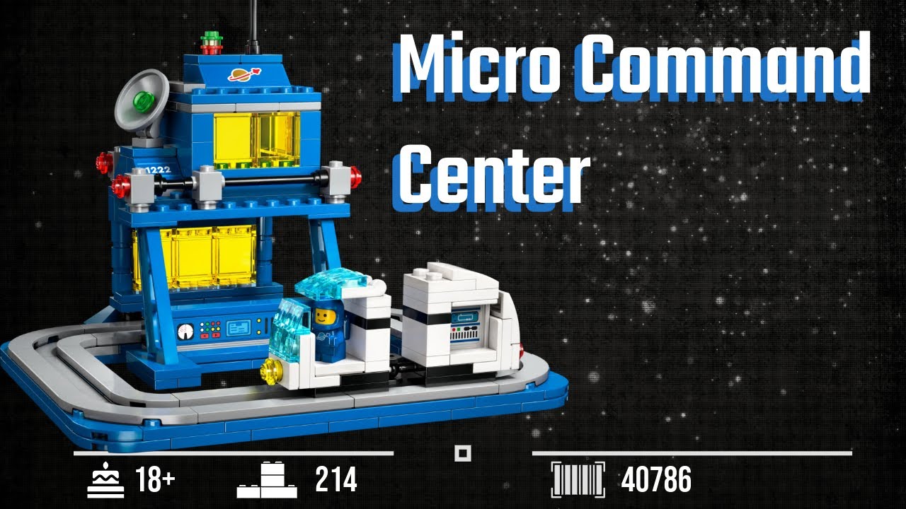 Micro Command Center #lego #giftwithpurchase - YouTube