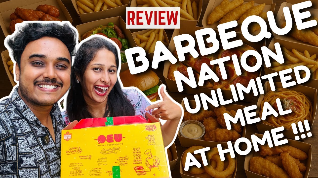 We Tried BARBEQUE IN A BOX | Food Review | Barbeque Nation Food ...