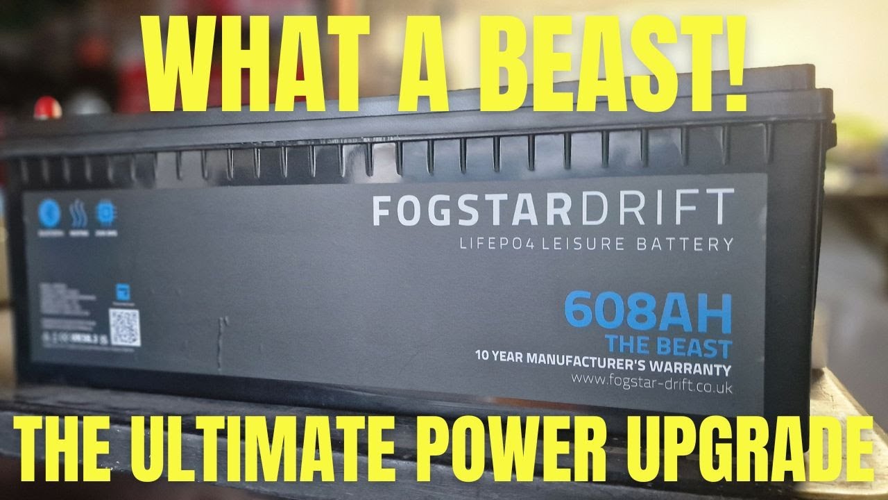 Fogstar 608ah lithium battery off grid solution DIY Camper Van ...