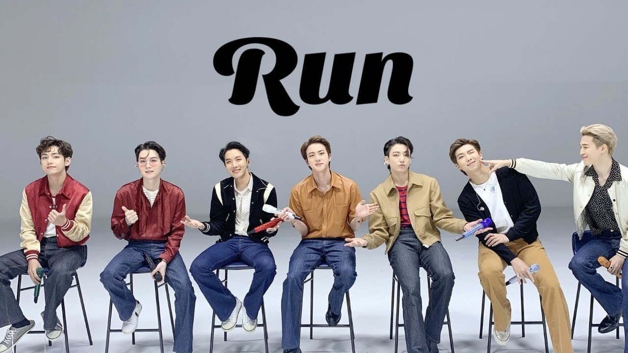 Run BTS Song Lyrics |#bts #btsrun #runbts - YouTube