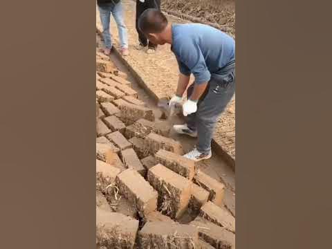 Workers getting material to make clay bricks and tiles - YouTube