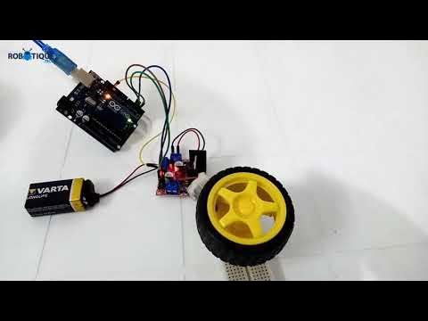 Commander un moteur par Arduino et le module L298N - YouTube