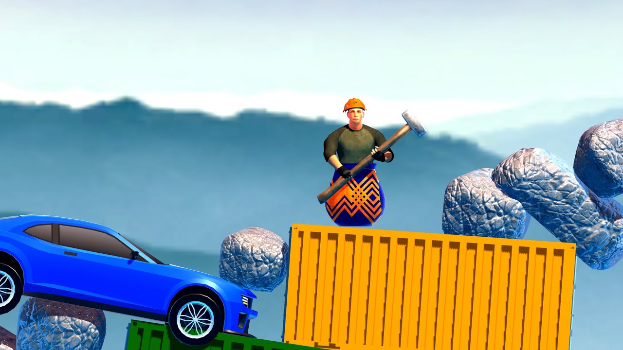 Mountain Climbing New Games For Android - Getting Over it - Pot Man ...