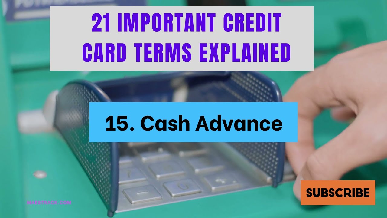 21 Important Credit Card Terms Explained - YouTube