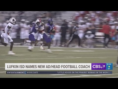 Lufkin ISD names new head football coach - YouTube