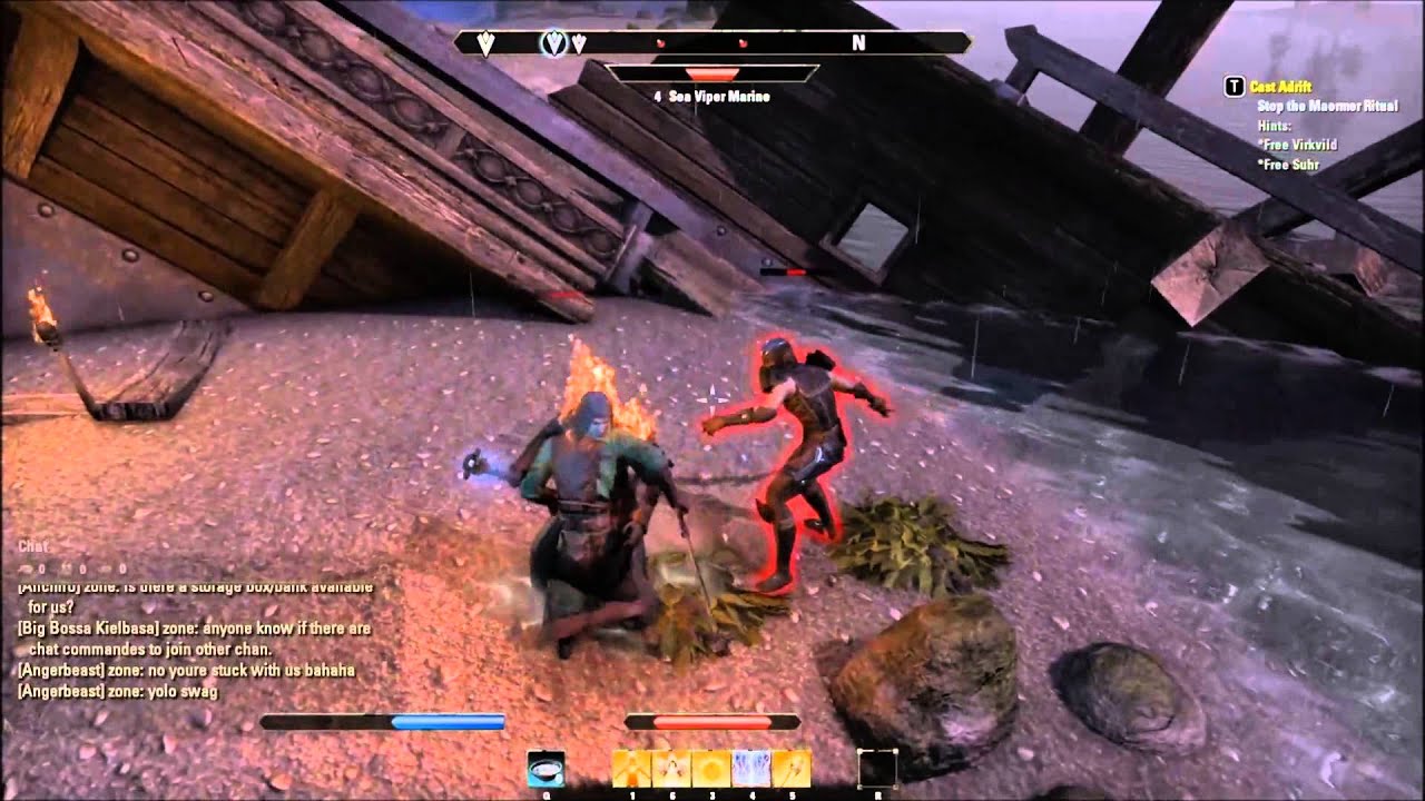 The Elder Scrolls Online:ESO-EP10-Two quests, combat, exploration ...