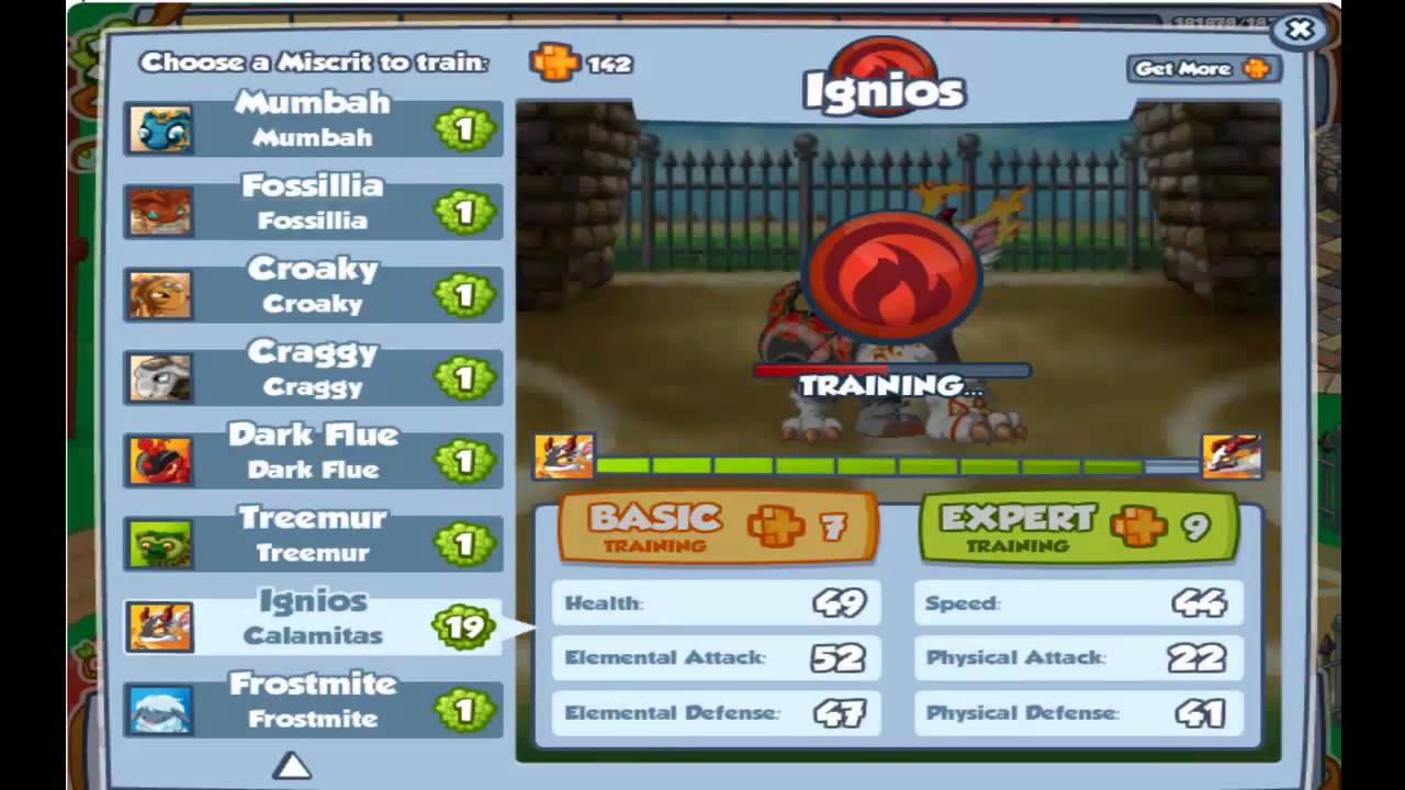 Miscrits- Training Ignios to Level 30 - YouTube