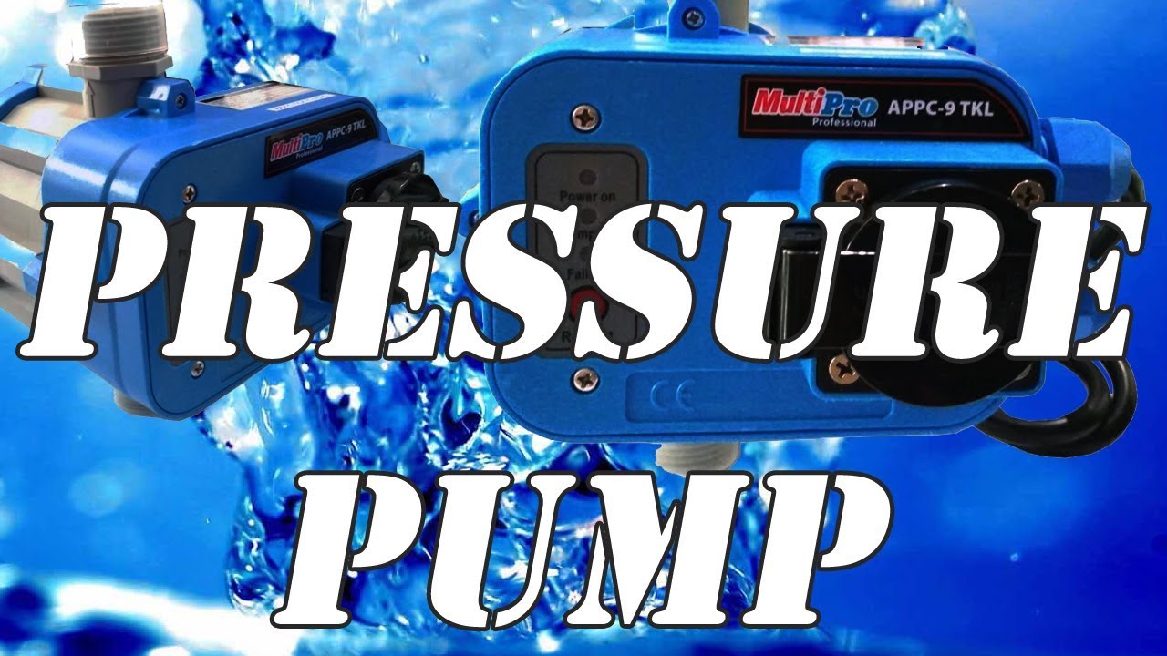 AUTOMATIC PRESSURE PUMP CONTROL MULTIPRO APPC-9 TKL - YouTube