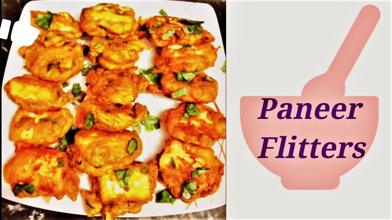 paneer fritters/ Paneer ke Pakode - YouTube