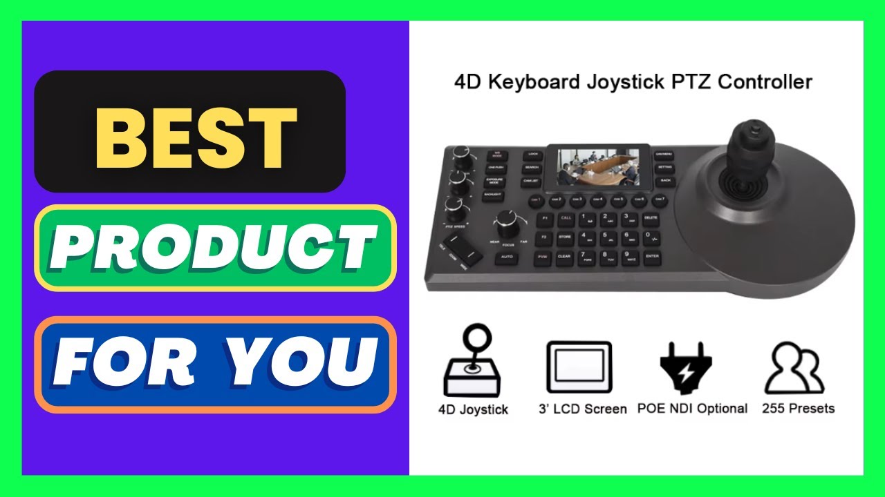 3 Inch LCD Screen 4D Keyboard NDI Ip - YouTube