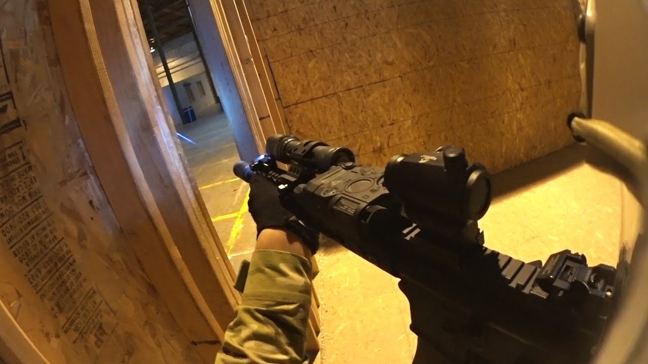 Gamepod Combat Zone 4/11/15 Game #3 Polarstar M4 - YouTube