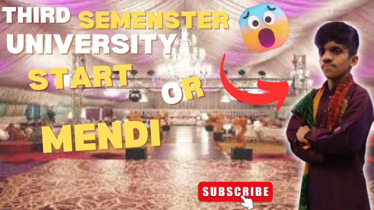 THIRD SEMENTER FIRST DAY/Enjoy Mendi /I'm excited to take you into the ...