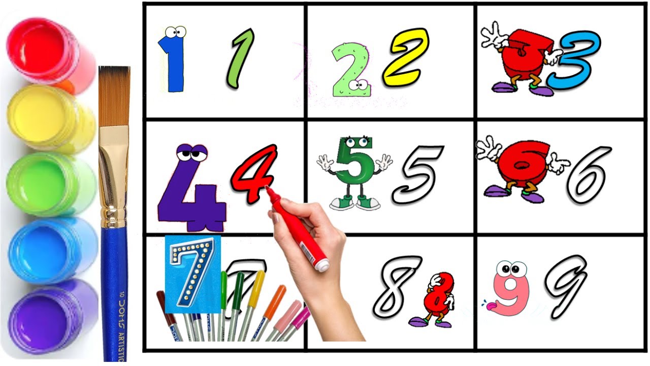 1234, counting, 123, Write-learn, colors, 12345 colors, phonics, abcd ...