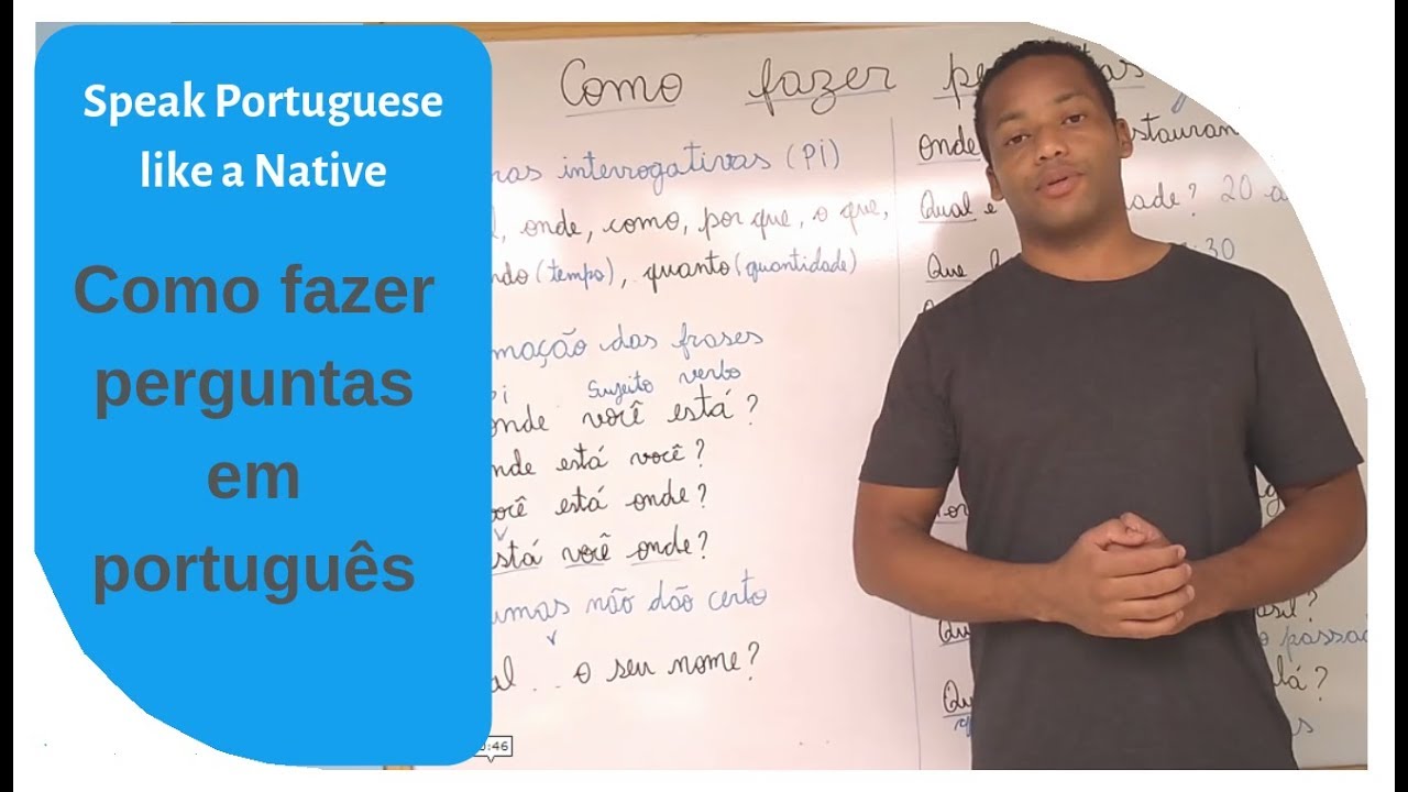 How to ask question in Portuguese - YouTube