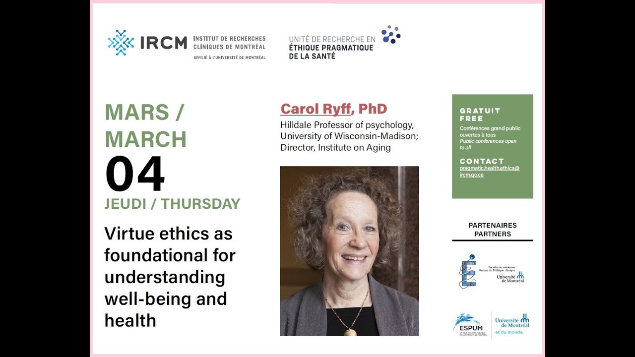 Virtue ethics as foundational for understanding well-being and health ...