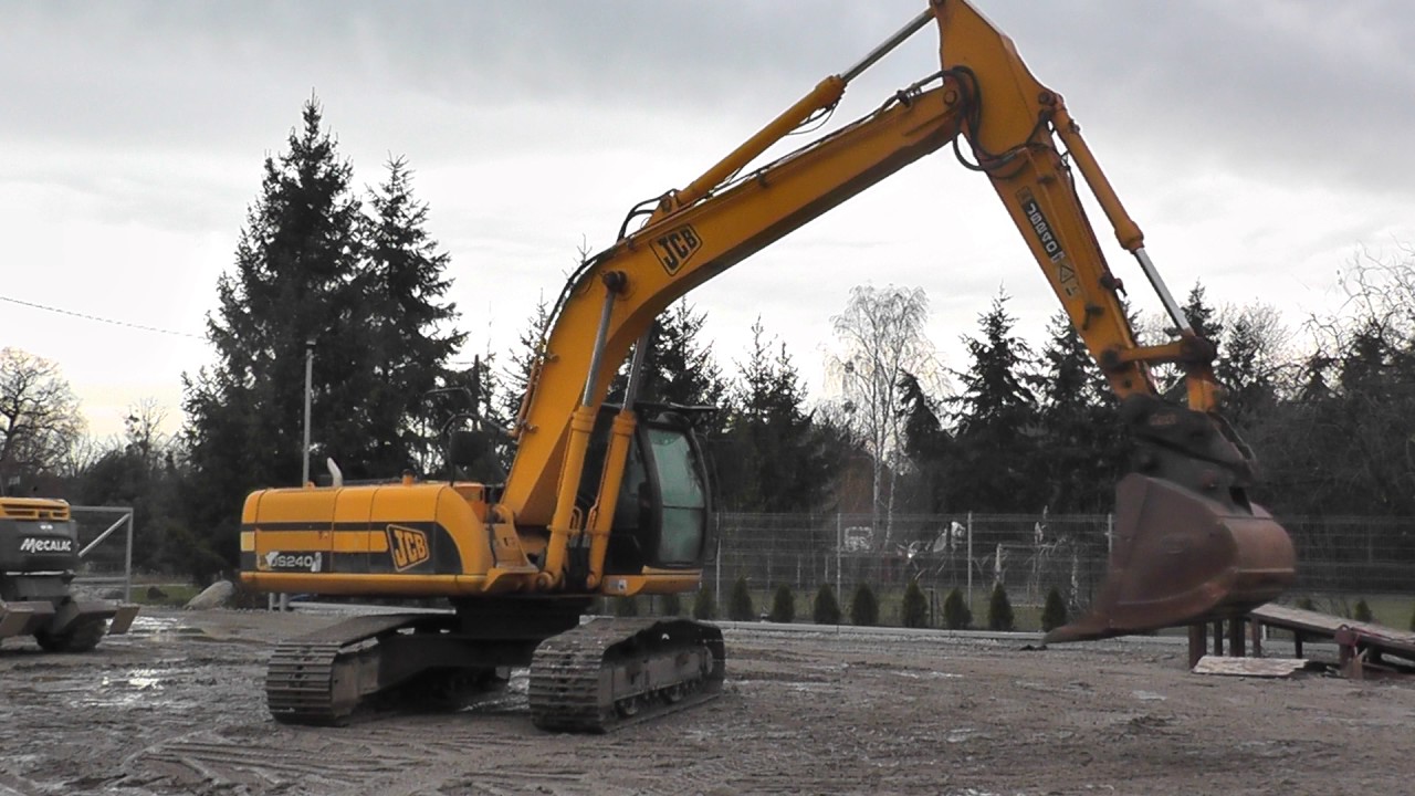 KOPARKA GĄSIENICOWA JCB JS240 2007Y KM MASZYNY BUDOWLANE MILICZ ...