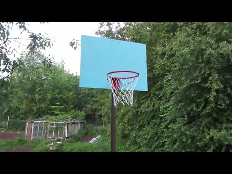 Щит для баскетбольного кольца своими руками. - YouTube