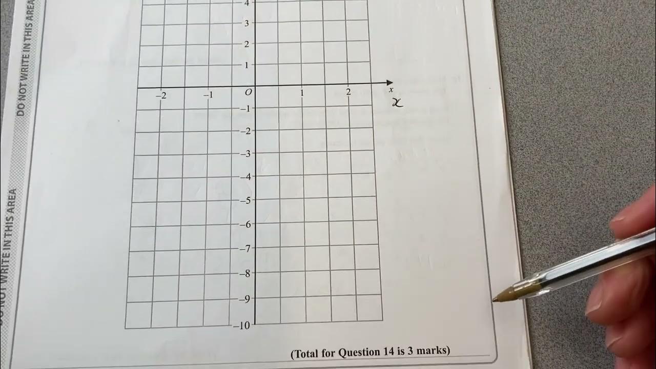 Maths GCSE foundation paper Nov 2023 straight line graph - YouTube