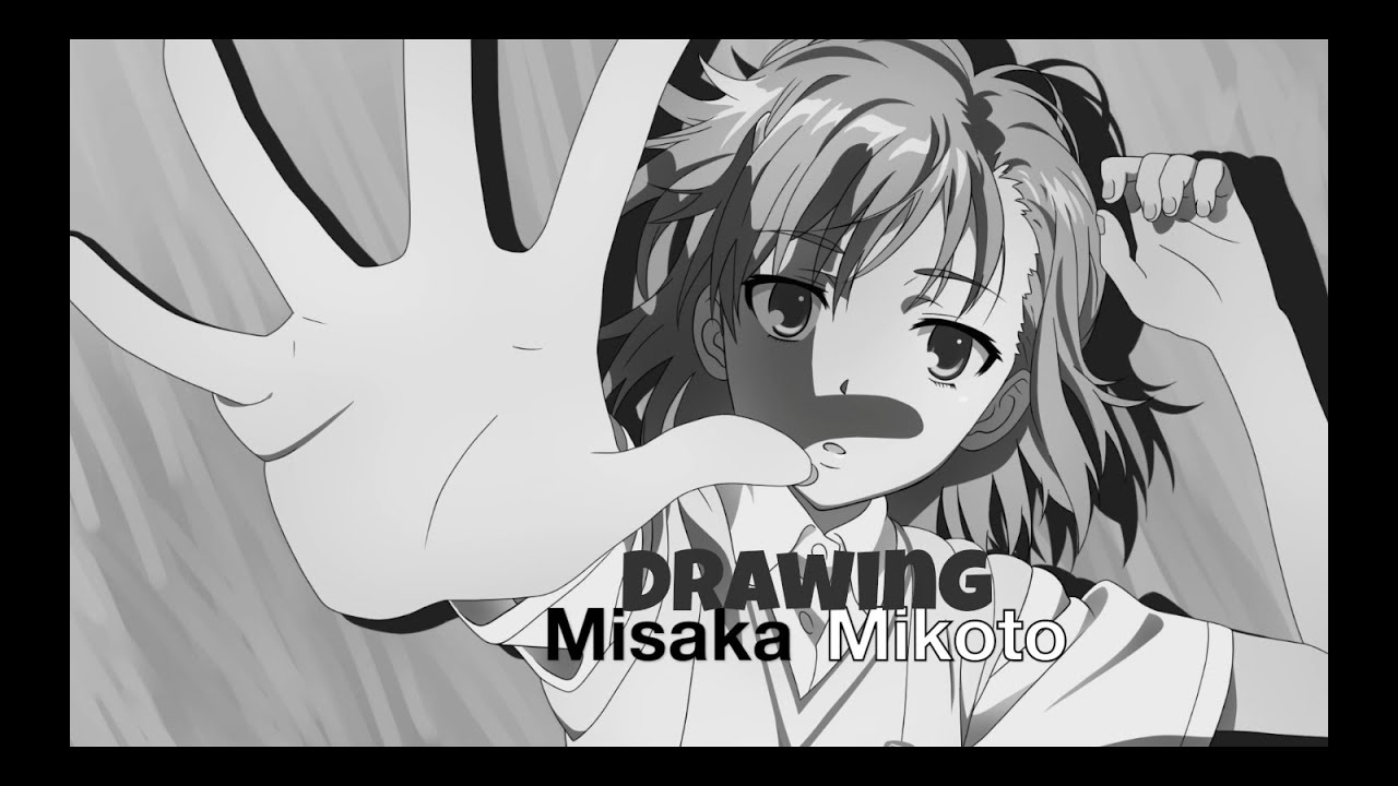 Drawing Misaka Mikoto (To Aru No Index / Railgun) - YouTube