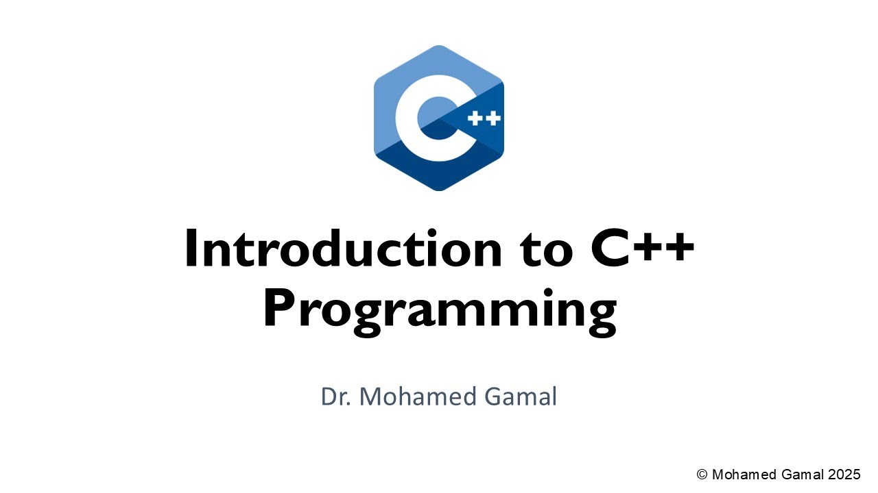 Intro To C++ Programming #1 - Youtube
