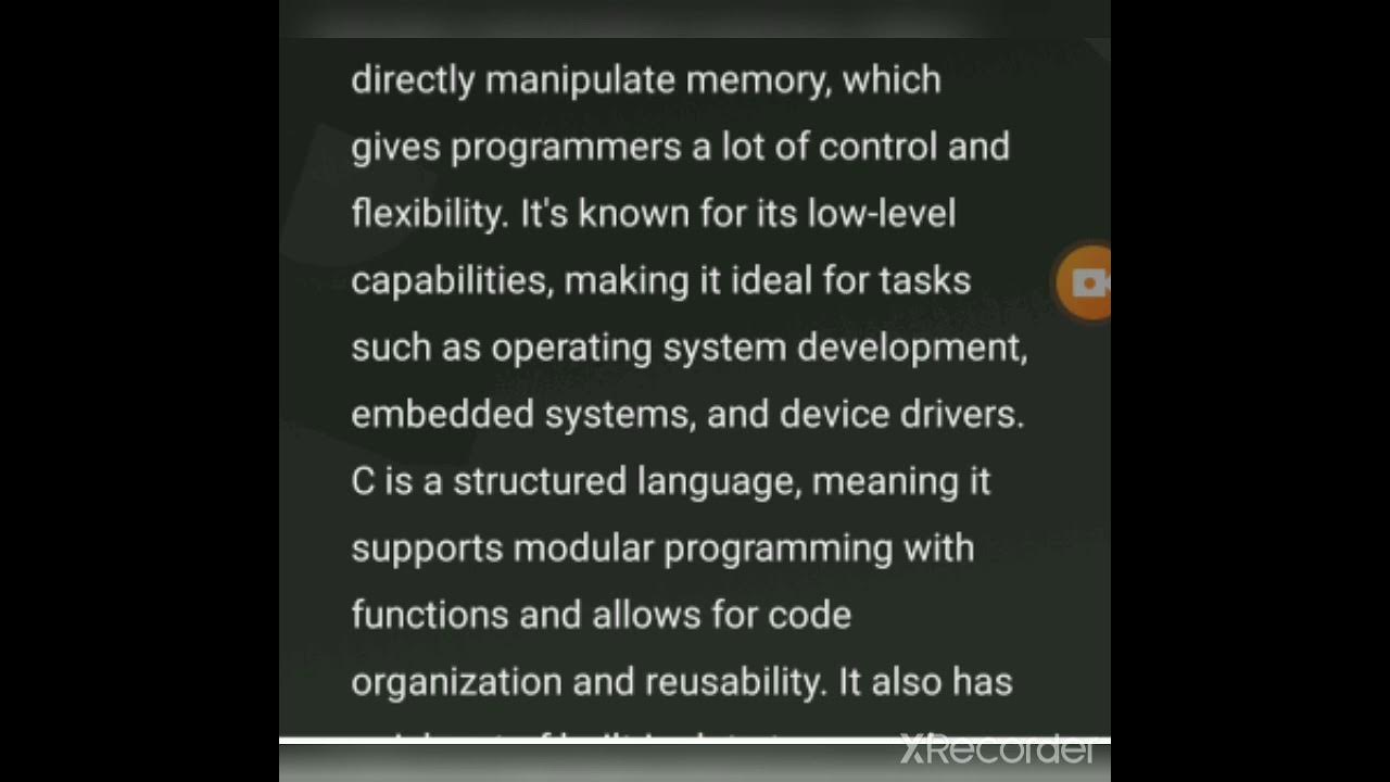 Introduction To C Programming Language | Introduction To C programming for beginners | C ...