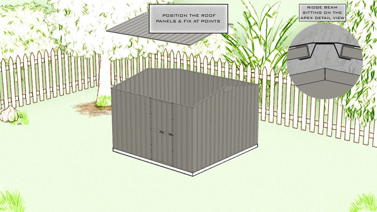 Durabuilt Gable Roof Installation Guide Intro - YouTube